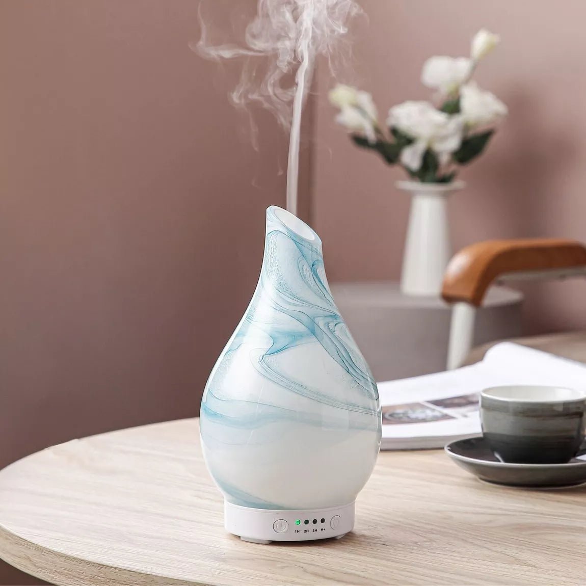 Yangtze Ultrasonic Diffuser - Hand-Painted Glass - Elliotti