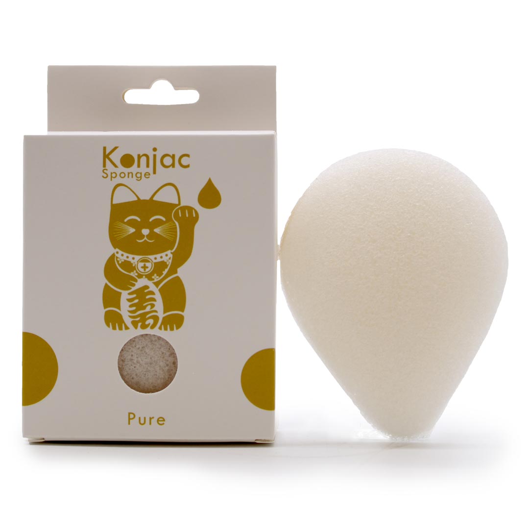 Konjac Facial Sponge - Natural - Sensitive skin - Elliotti